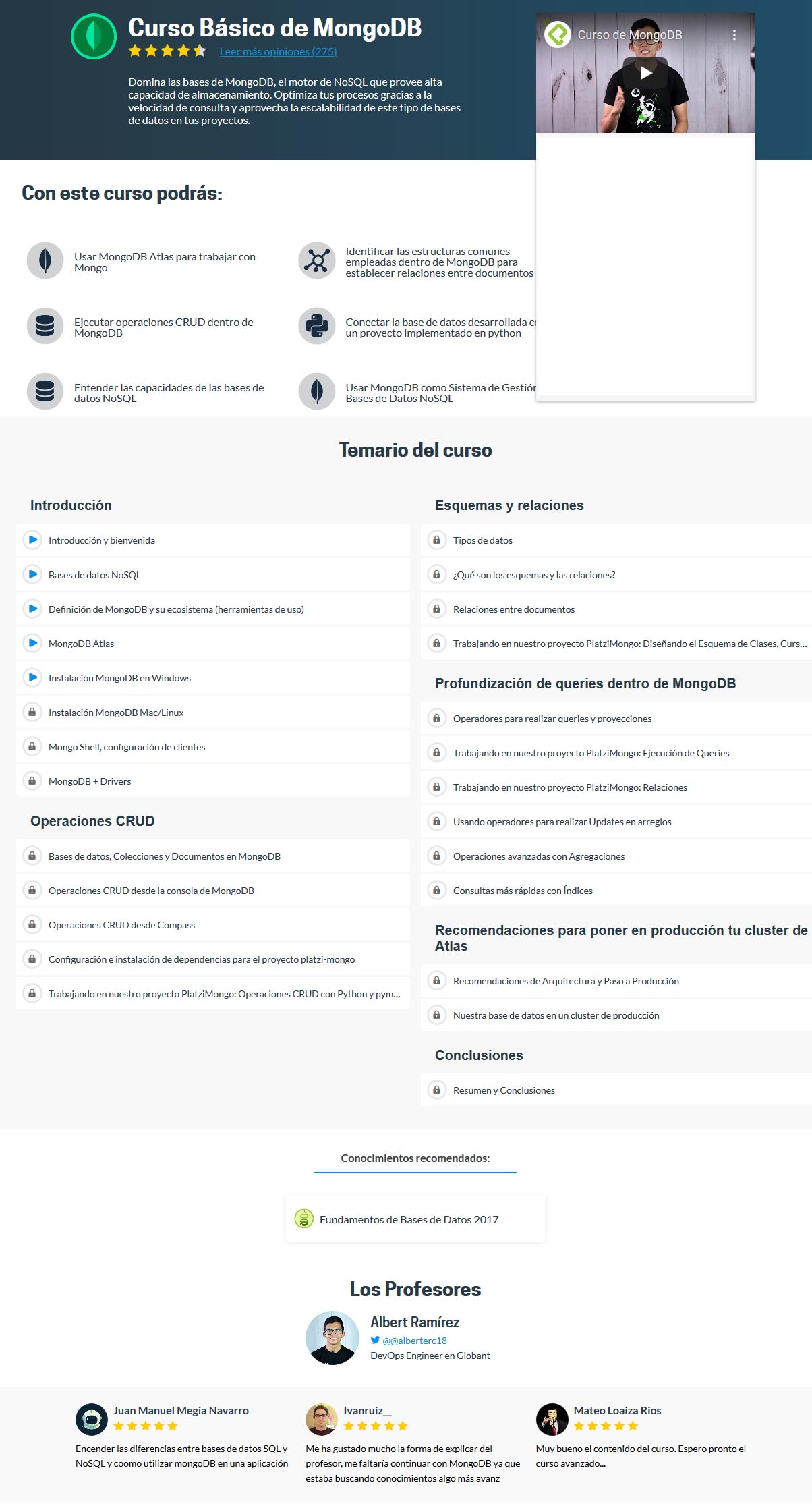 Curso Básico de MongoDB - cursosenoferta.com